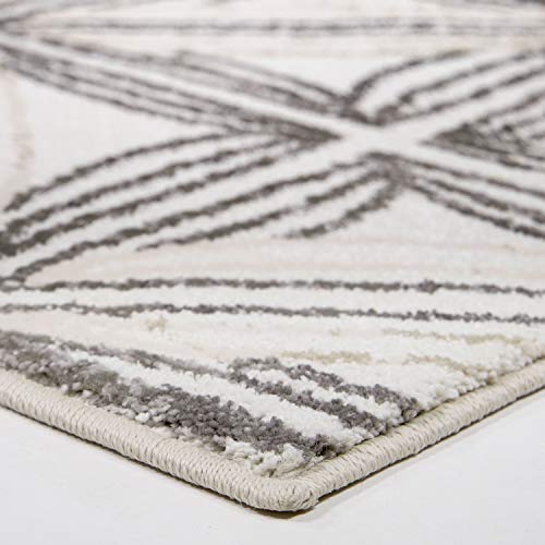 My Texas House Illussions Agave Natural Gray Indoor Area Rug, 7'10" x 10'10"