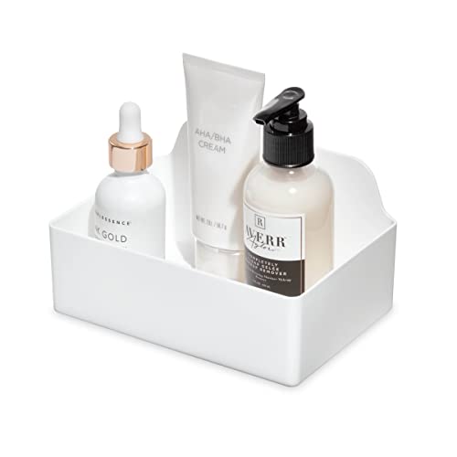 iDesign The Sarah Tanno Collection In-Drawer Cosmetic Organizer Bin, White
