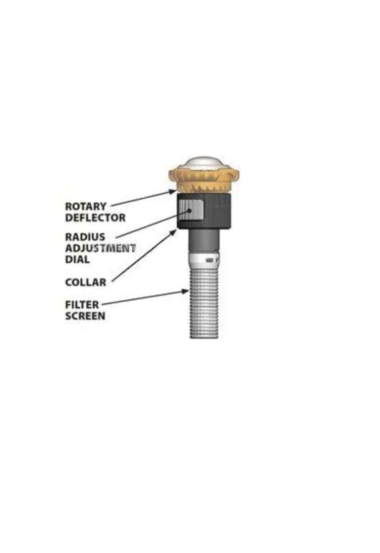 Rain-Bird R-Van 360 Degree - Full Circle - Rotary Nozzle 13-18 ft | R-VAN18-360 (3pcs in a Bag)