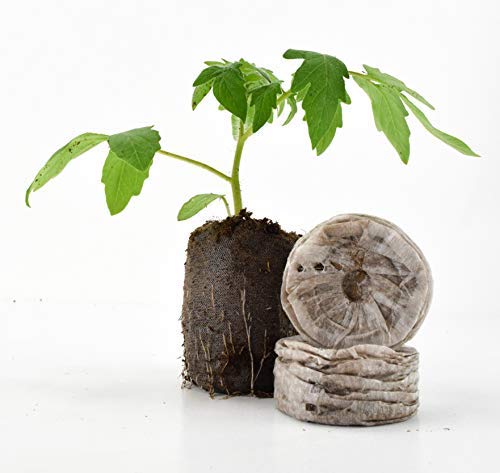 Gardentrends Jiffy Super Pellets - Expands to 2" Diameter (50 mm) x 3-1/4" Tall - 50ct
