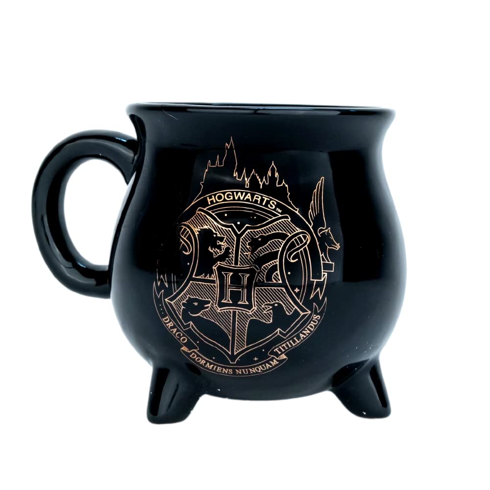 CULTUREFLY Harry Potter Mug Set in Gift Box with Sticker and Pin, Ceramic Coffee Mug, 12 oz.