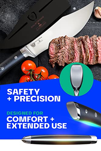 Dalstrong Barong Chef Knife - 7 inch - Gladiator Series Elite - Razor Sharp Kitchen Knife - Forged High Carbon German Steel - Full Tang - w/Sheath - NSF Certified