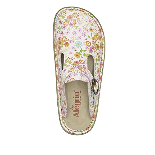 Alegria Women's Classic Prime Time Leather Clog 8-8.5 M US