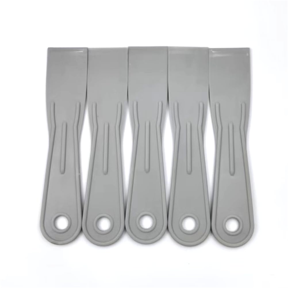 5 Pack Putty Knife, Flexible Plastic Paint Scraper Tool for Spackling,Plastic Putty Knife, Putty Knife Set, Plastic Spreader, Spackle Tool, Plastic Putty Knife Scraper, Scraper Tool, Putty Scraper