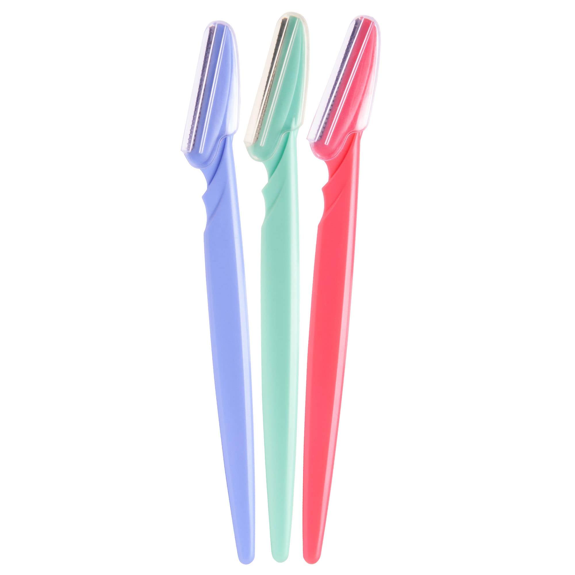 Diane D220 Eyebrow Facial Hair Shaper Trimmer, Dermaplaning Razor - 3 Pack