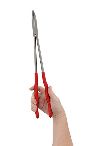 ABN Needle Nose 16in Plier 4-Piece Set β Long Reach 90-Degree Angle, 45-Degree Angle, Straight, and Curved Pliers