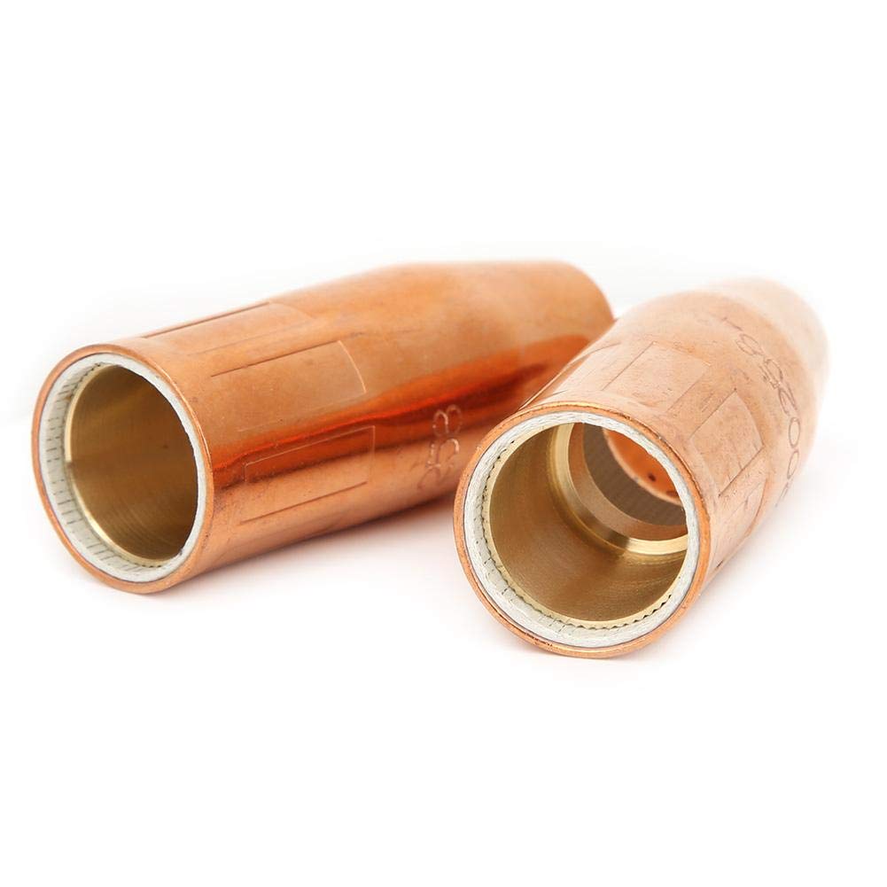2Pcs MIG Welding Gun Nozzle,200-258Tip-Nozzle,1/2"Contact Tip Nozzles ,for Miller M25/M40 Hobart MIG Welding Gun.