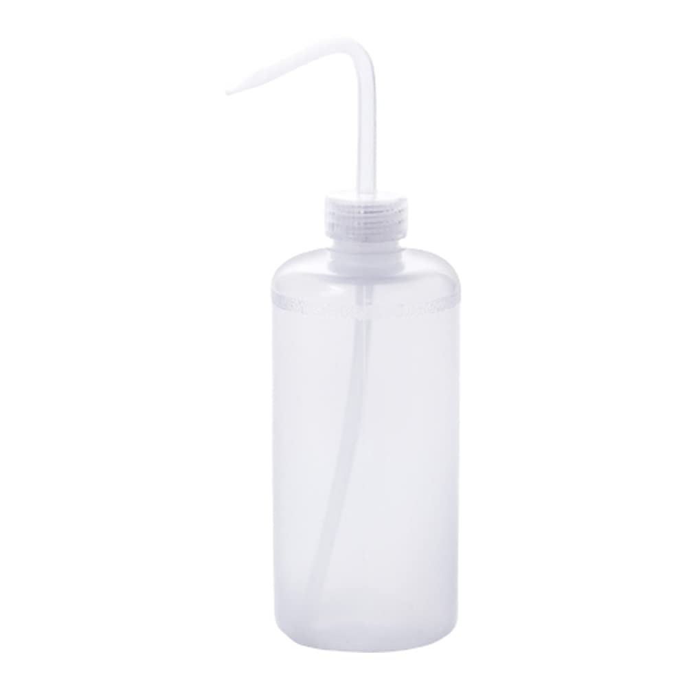 Bel-Art Products F11618-0016 Polyethylene Scienceware Color-Coded Narrow Mouth Wash Bottle, 500 mL Capacity, Natural (Pack of 12)