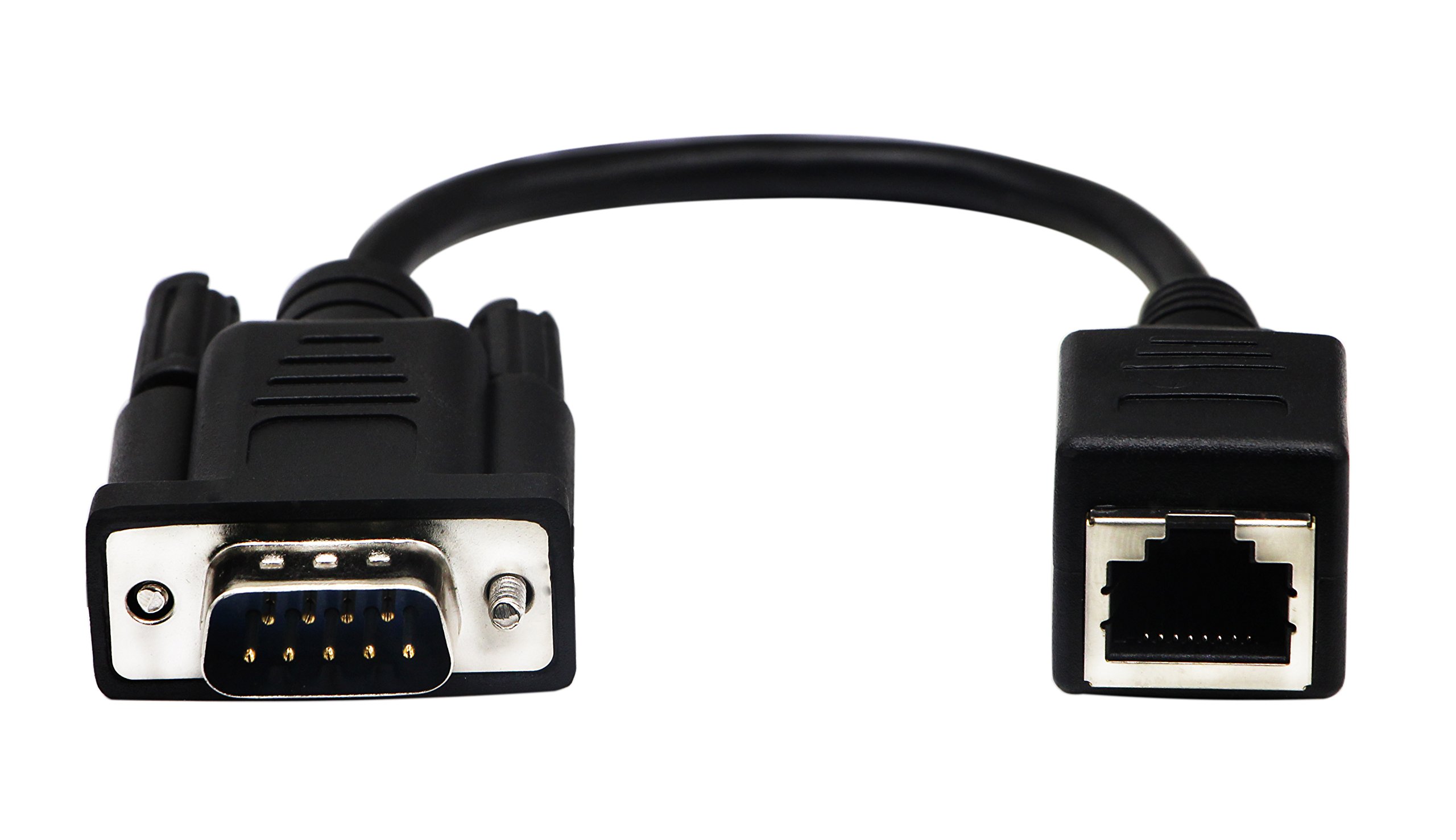 zdyCGTime RJ45 to RS232 Cable, DB9 9-Pin Serial Port Female&Male to RJ45 Female Cat5/6 Ethernet LAN Console(15CM/6Inch) 2Pack