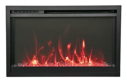 Amantii TRD Extra Slim 33" Traditional Electric Fireplace