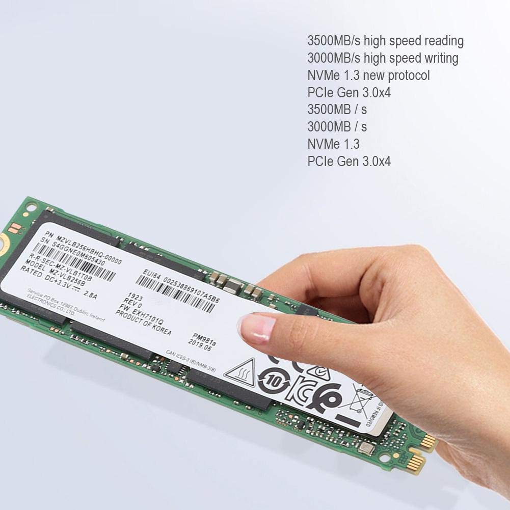 256GB 512GB 1TB 3500MB/S High Speed PCI E Solid State Drive PM981a Nvme m.2 2280 Reading 3000MB/S Writing Suitable for High End Motherboards, Game Books, Ultrabooks, NUC