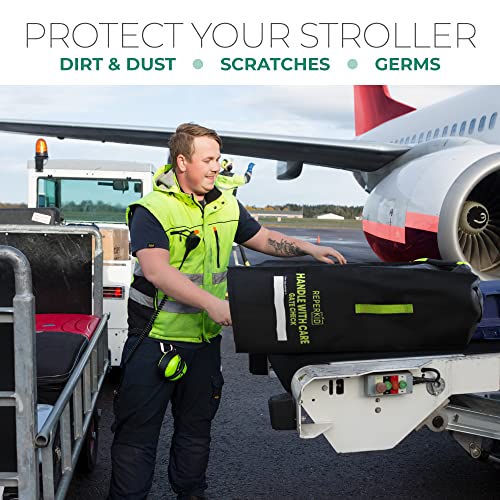 Baby Travel Umbrella Stroller Bag For Airplane Gate Check - Bag For Stroller w/ Handle Straps - Special Standard Umbrella Stroller Travel Bag For Airplane | Water-Resistant, Durable for Airports, Storage & Air Travel
