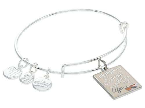 Alex and Ani Pumpkin Spice Gives Me Life Bracelet Pink One Size