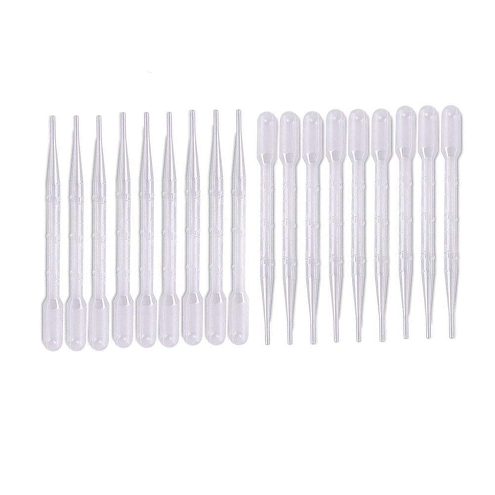Buytra 300 Pack Disposable Graduated Transfer Pipettes Eye Dropper Polyethylene for Essential Oils,Crafts(3 Capacity-3ML,1ML,0.2ML)