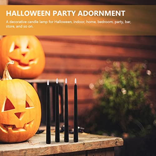 ABOOFAN 8pcs Candles, Adornments Holder Candle Home Lights Thanksgiving Decor House Decors Wedding Fake Tea Decorative Candles Tealight Tabletop Powered Props Lamps Desktop Realistic