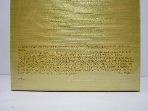BVLGARI Goldea by for Women 3.04 oz Eau de Parfum Spray, Multicolor, 10007154