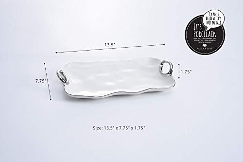 Pampa Bay Handle with Style Small Porcelain Platter