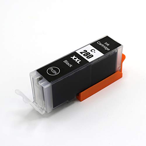 INK4WORK Compatible Ink Cartridge Replacement for Canon PGI-280XXL CLI-281XXL PGI280 XXL CLI281 XXL for PIXMA TS6120 TS8120 TS9120 TR7520 TR8520 (5-Pack)