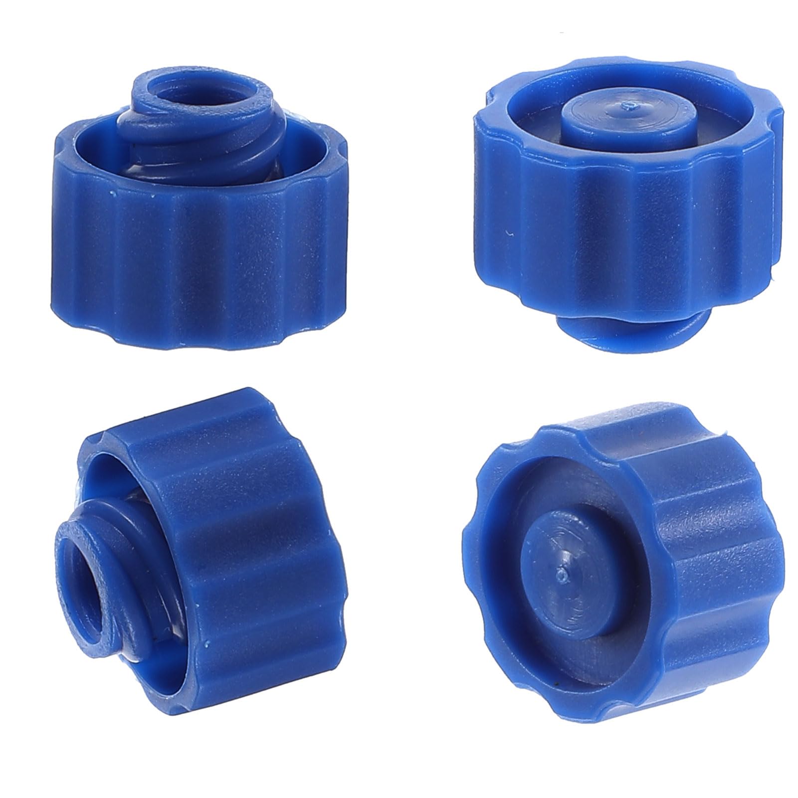 50 Pcs Syringe Tip Caps No Needle Lock Cap Syringe Caps Needle Tip Cap Easy Dispensing Blue Syringe Cap for Feeding Tubes Lab Supplies