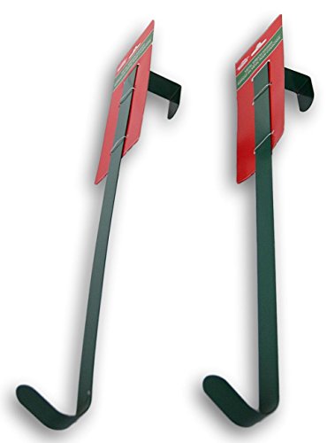Green Wreath Over-the-Door Hanging Hook Set - 2 Count