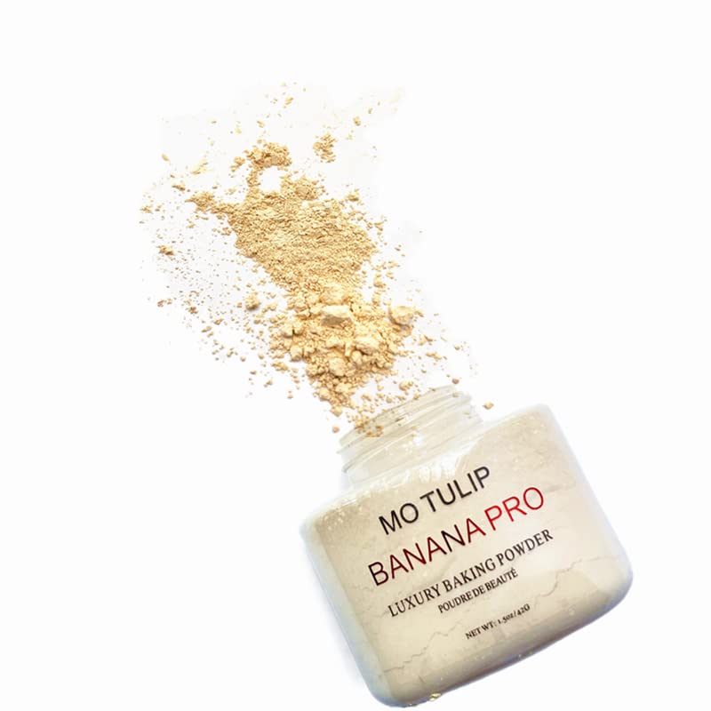5-Star Compatible Inkjet MO TULIP Banana Pro Loose Baking Powder, long lasting Make Up Setting Face Powder.