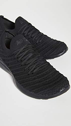 APL: Athletic Propulsion Labs Men's Techloom Wave Sneakers, Black/Black, 10