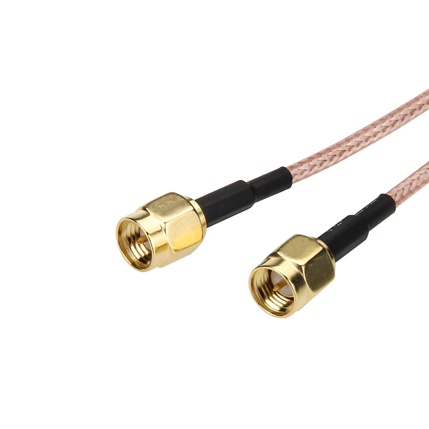 SMA Splitter Cable, Tecreddy 4G LTE Antenna Adapter Splitter Cable SMA Female to Dual SMA Male Connector Compatible with 4G LTE Wireless Router, WiFi Antenna Adapter Connector, 6 inch