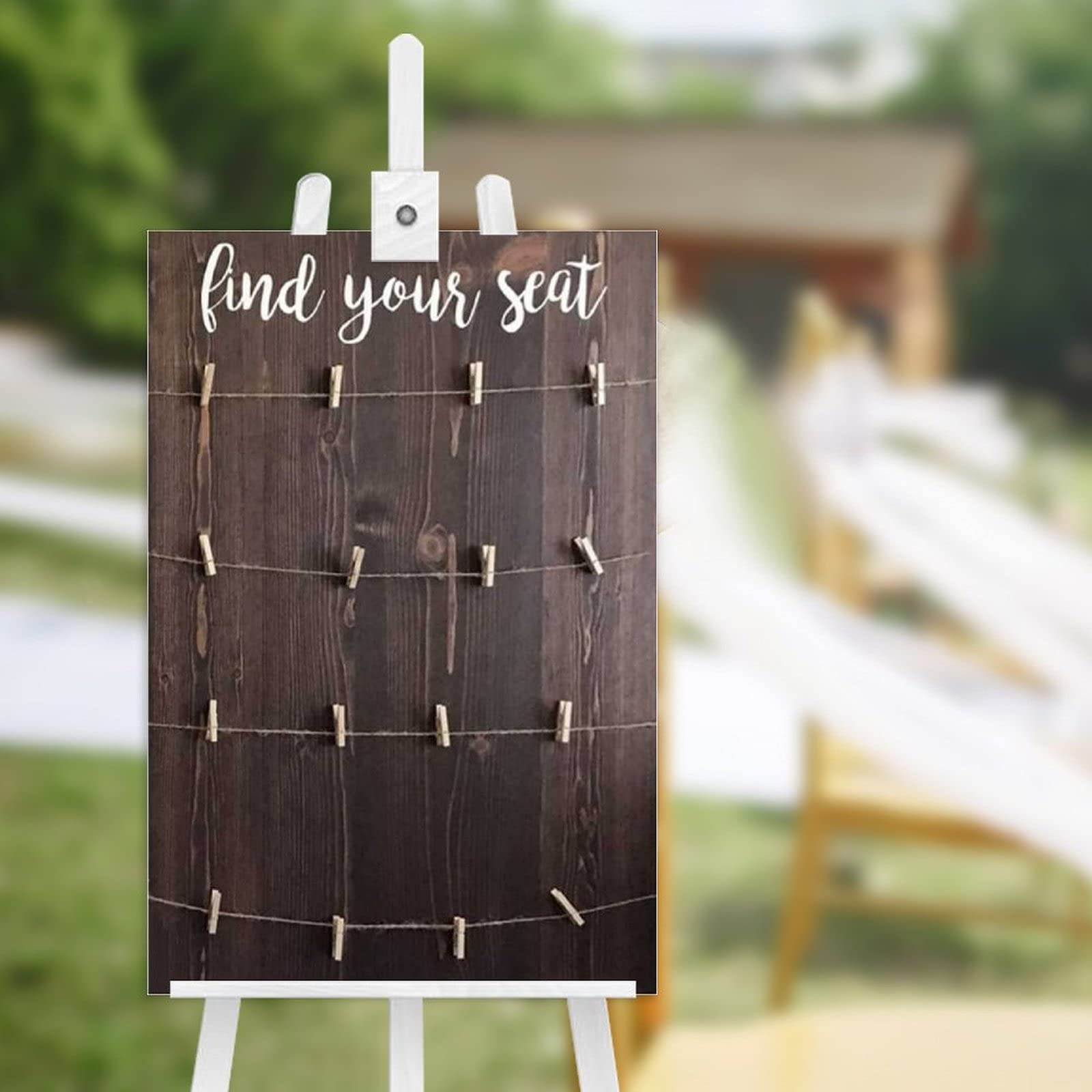 40x30cm, Find Your seat Wedding Seating Chart Board,Wedding Signs Wood,Wood Wedding Sign,find Your seat, Blank Seating Chart Board 824289