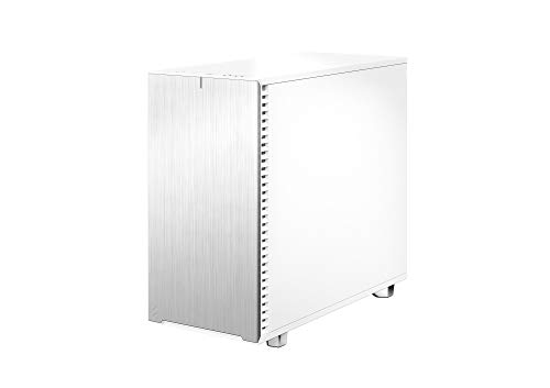 Fractal Design Define 7 White Brushed Aluminum/Steel E-ATX Silent Modular Tempered Glass Window Mid Tower Computer Case