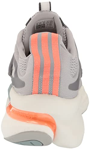 adidas Men's Alphaboost V1 Running Shoe, Grey/Coral Fusion/Magic Grey, 9