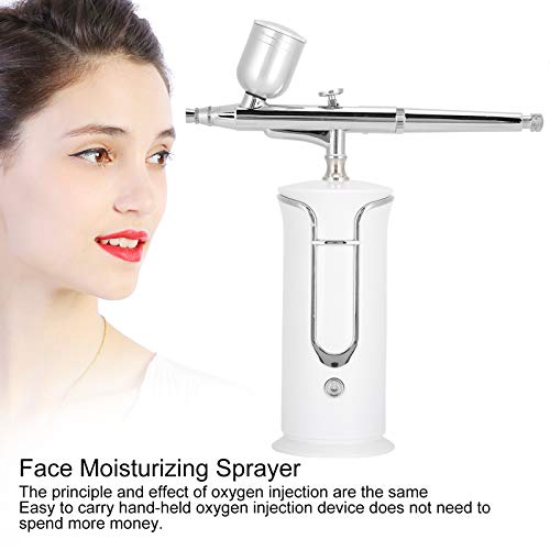 Professional Oxygen Facial Machine, Portable Water Oxygen Sprayer, Face Skin Moisturizing Handheld Oxygen Injection Machine, Water Oxygen Airbrush