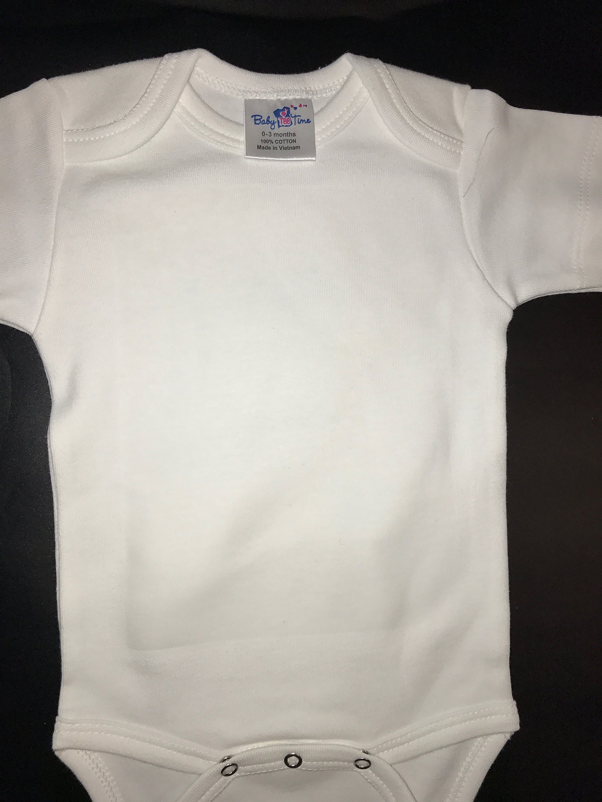 Baby Tee Time Aloha One Piece 0-3 Months White