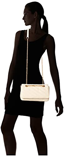 The Drop Women's Koko Chain Strap Flap Bag, Bone, One Size