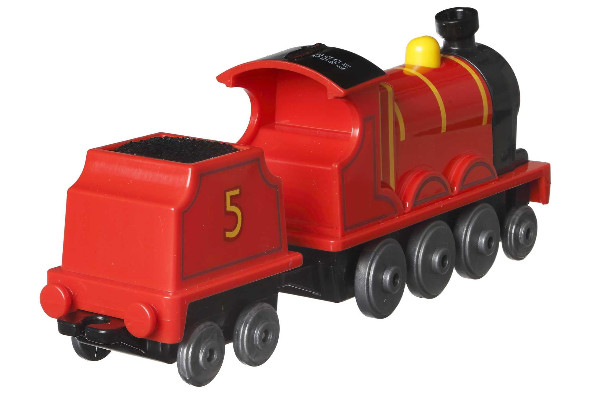 Thomas & Friends Fisher-Price die-cast Push-Along James Toy Train Engine for Preschool Kids Ages 3+
