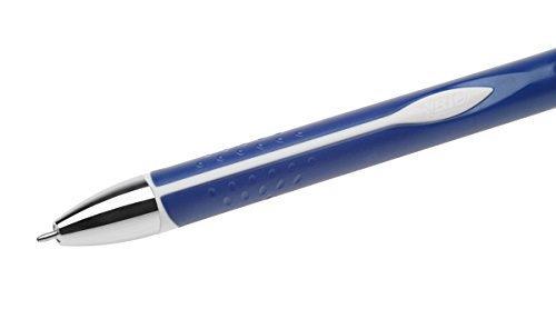 BIC Glide Exact Ballpoint Pen, Retractable, Fine 0.7 Mm, Blue Ink, Blue Barrel, Dozen