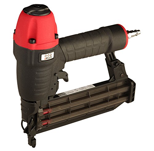 3PLUS HCB050401 18-Gauge Brad Nailer and Quiet Air Compressor Combo kit