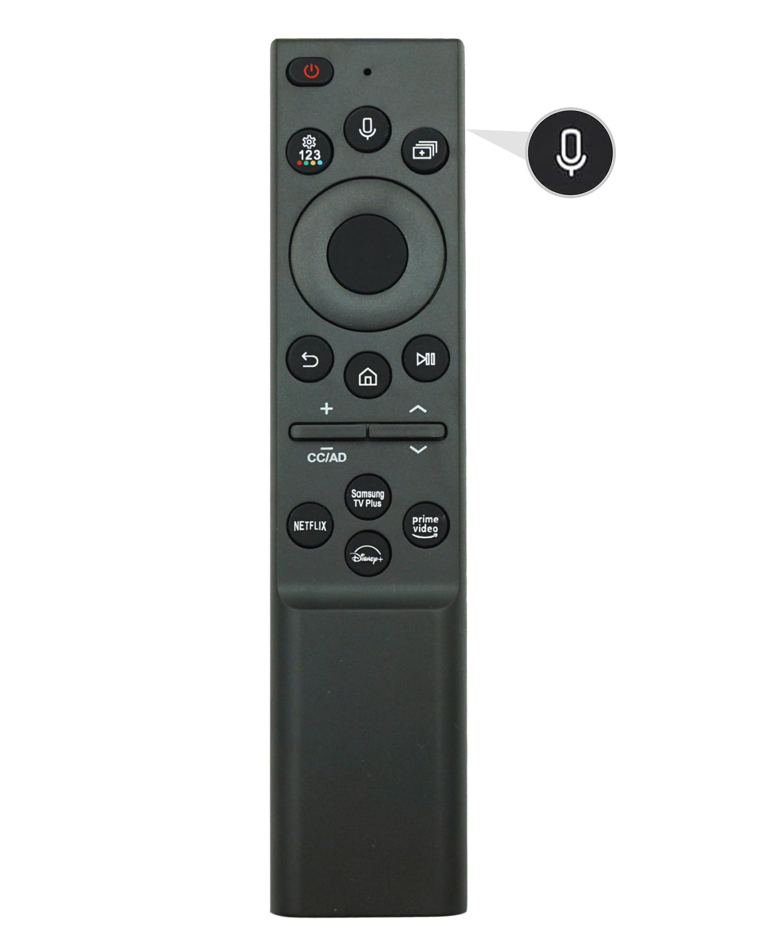 2023 New BN59-01385A(No solar) Replacement Voice Remote fit for Samsung Smart TV,Compatible with Samsung Crystal UHD/QLED/Neo QLED/The Frame/4K/8K Series TVs-1 year warranty