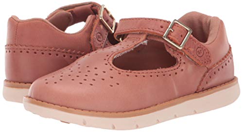Stride Rite Girls SRT Nell Mary Jane Flat, Sierra, 7 Toddler