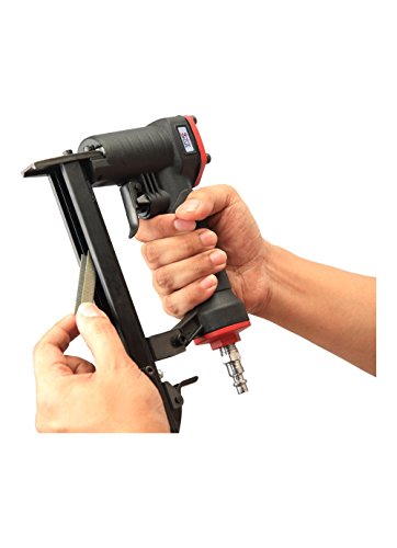 3PLUS HT5014SP Pneumatic 20 Gauge Stapler, T50 Upholstery Stapler, 1/4-Inch to 9/16-Inch