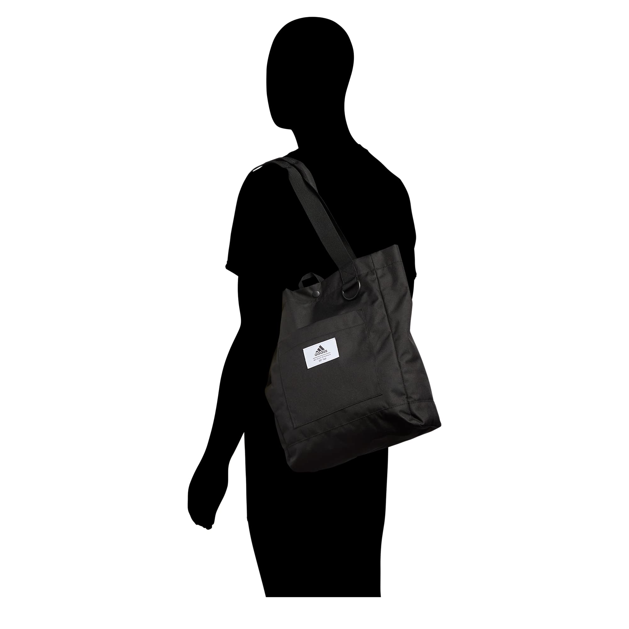 adidas Unisex Everyday Tote Bag, Black, One Size