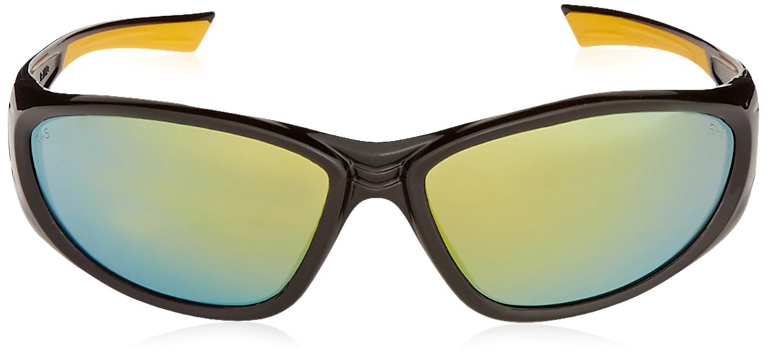 DPG98 Gable™ Safety Glass - Black/Yellow Frame - Yellow Mirror Lens