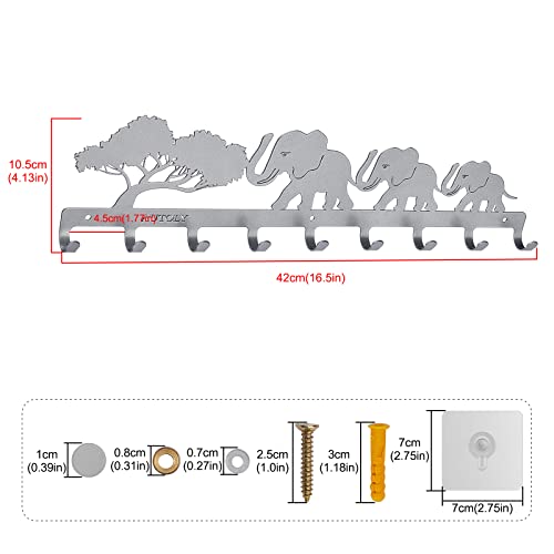 Autoly, Coat Rack Wall Mount installs The Door Hanger Hook Against The Wall, Coat Hanger Wall can Organize The Room. Coat Hooks Wall mounted9 Hooks 1 Piece,OriginalDesignwall Coat Rack。