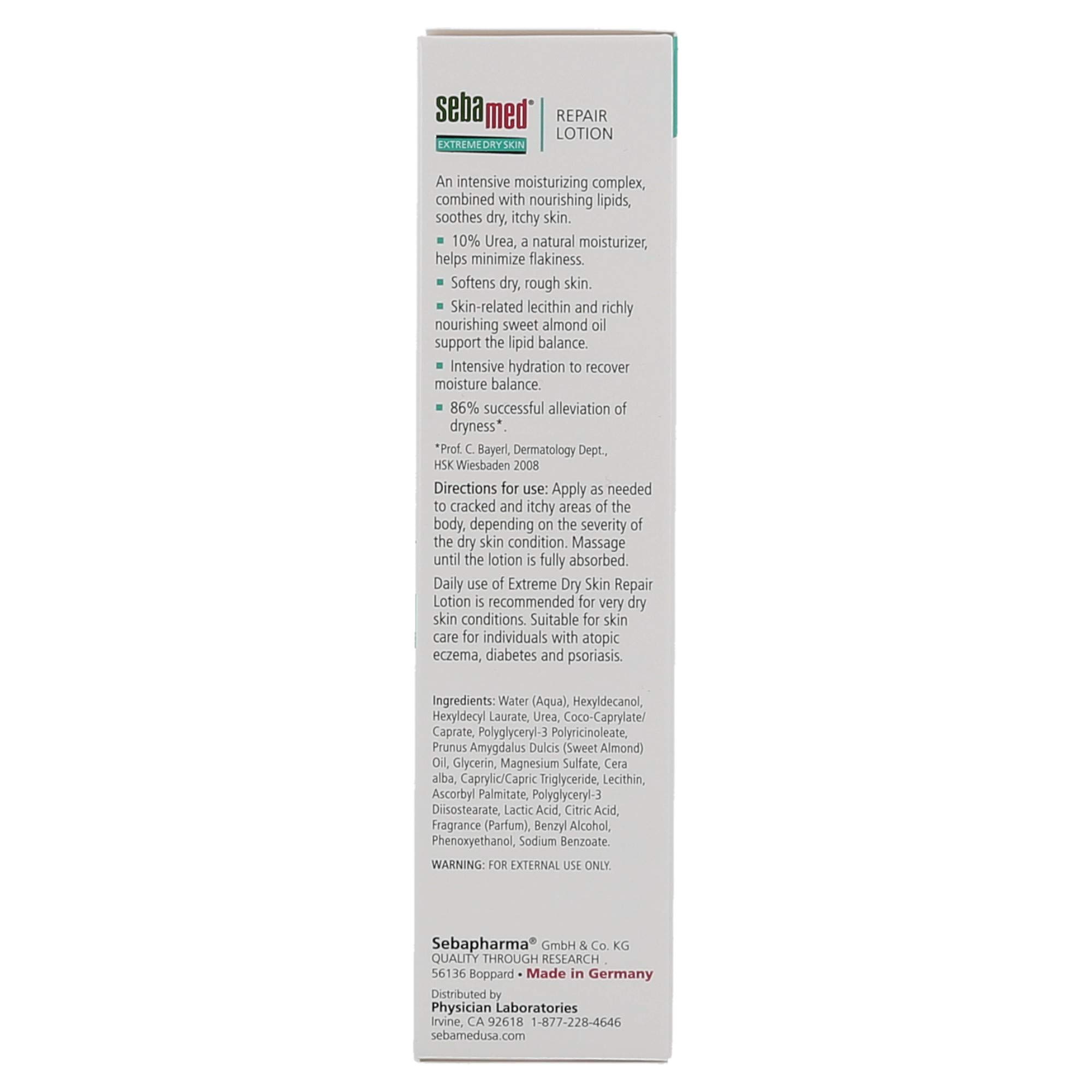 Sebamed Extreme Dry Skin Repair Advance Therapy Lotion with 10% Urea Perfect for Eczema Psoriasis Lotion Rough Dry Skin Moisturizer 6.8 Fluid Ounces