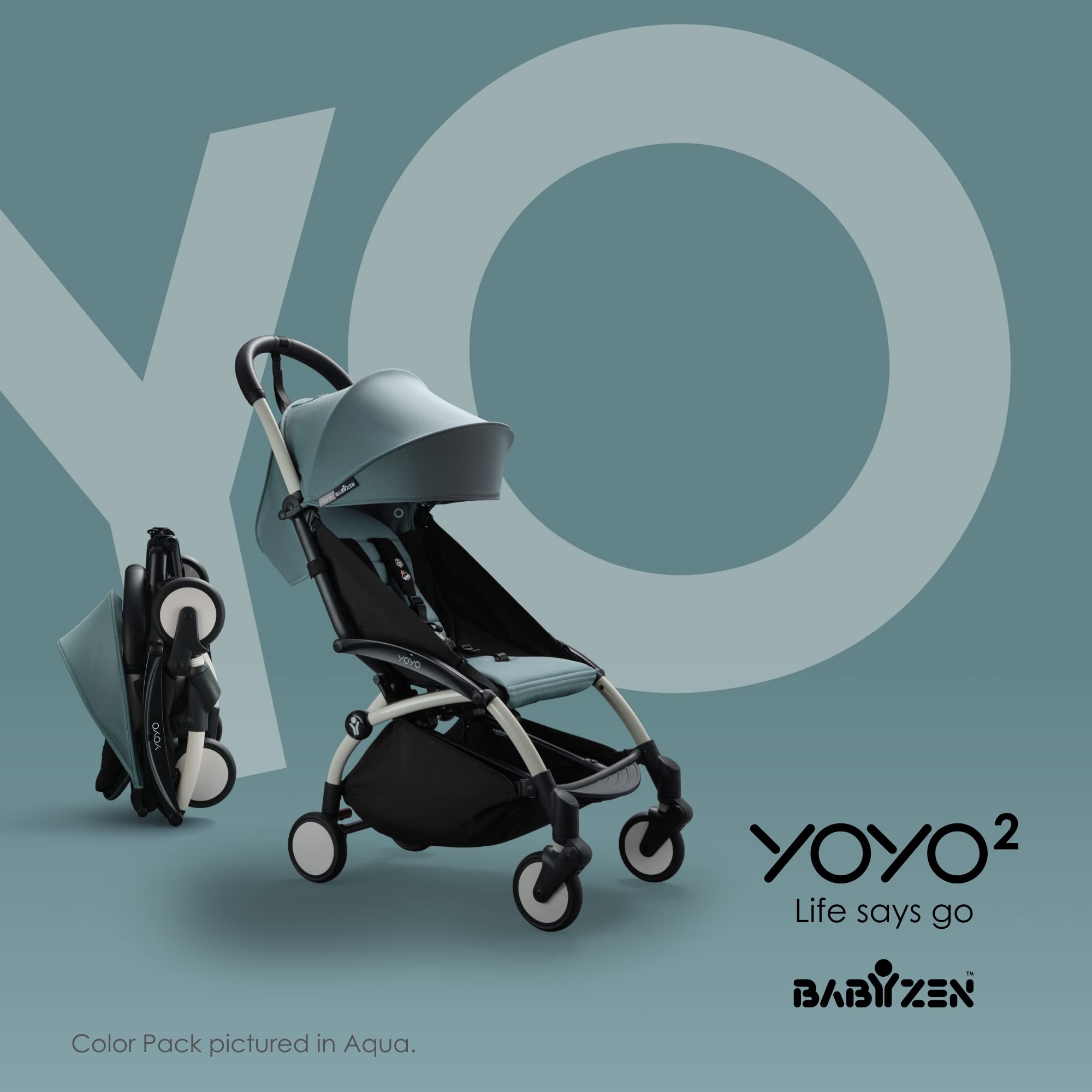 BABYZEN YOYO 6+ Color Pack, Ginger - Textiles Only: Seat Cushion, Matching Canopy & Zippered Back Pocket - Requires YOYO2 Frame (Sold Separately)