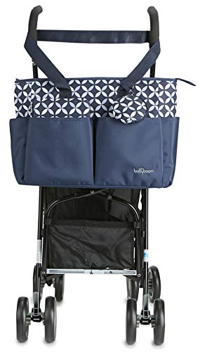 Baby Boom Ivy 4Piece Tote Diaper Bag Set, Navy, One Size