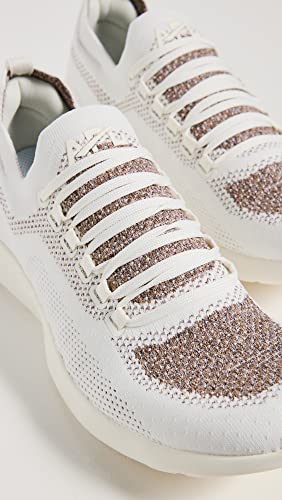 APL: Athletic Propulsion Labs Women's Techloom Breeze Sneakers, Ivory/Tan/Chocolate, 7.5 Medium US