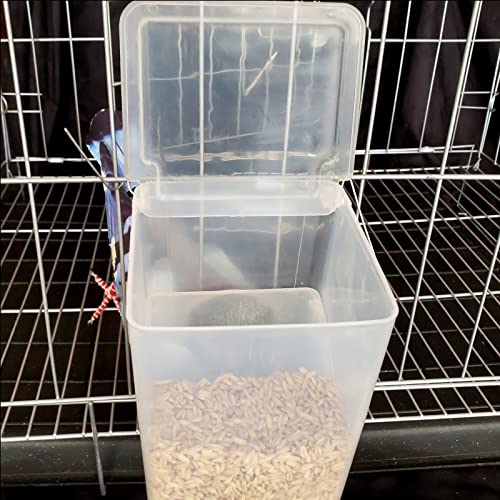 Automatic Pigeon Quail Bird Feeder Parrot No Mess Feeder Cage Accessories Supplies for Parakeet Canary Cockatiel Finch