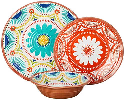 Certified International Vera Cruz Melamine 12 pc Dinnerware Set
