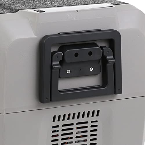 Avanti PDR36L34G Cooler Portable Refrigerator and Freezer with 36 Liter Capacity, Adjustable Zone Separation, Easy-Pull Rolling Design, LED Lights, AC/DC, 36-Liter, Grey