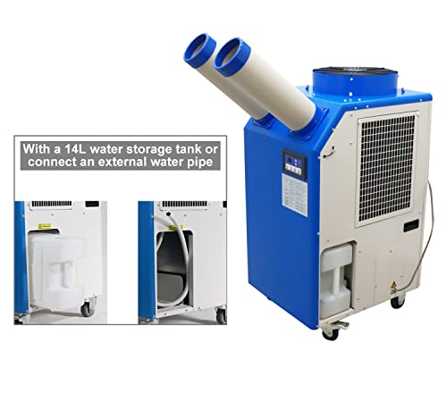 TECHTONGDA Industrial Spot Cooler Air Conditioner Commercial Mobile Outdoor Cooling Aircon 220V Double Column 780m³/h